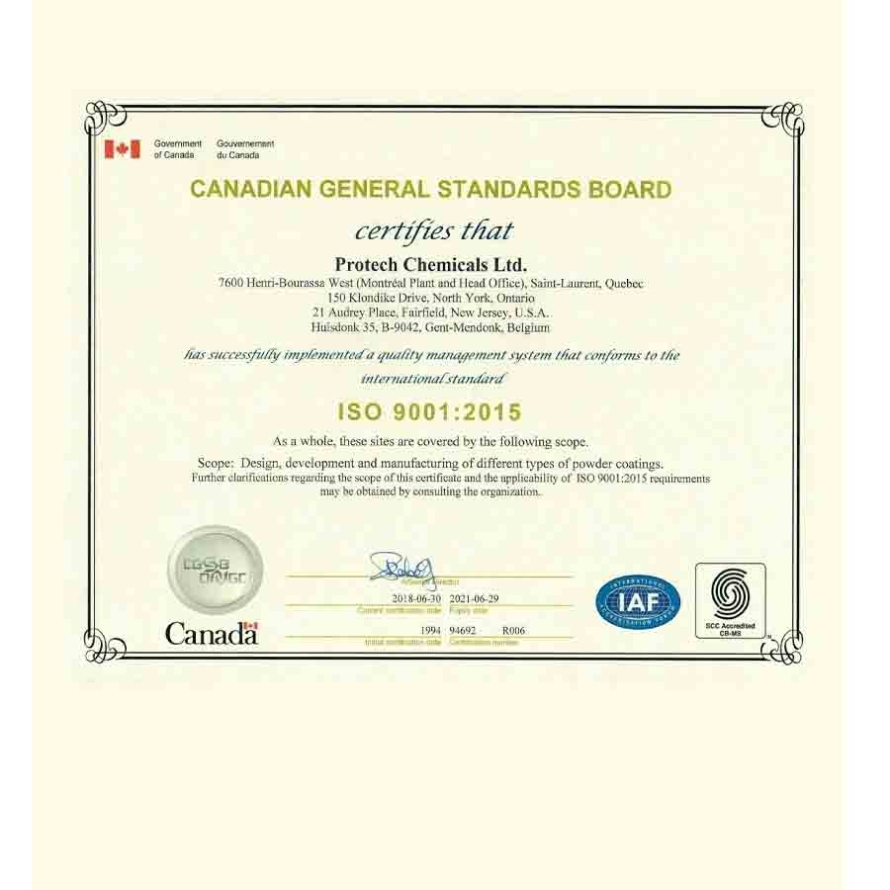 CERTIFICATES - Alwan Gulf Polyester Powder Coating