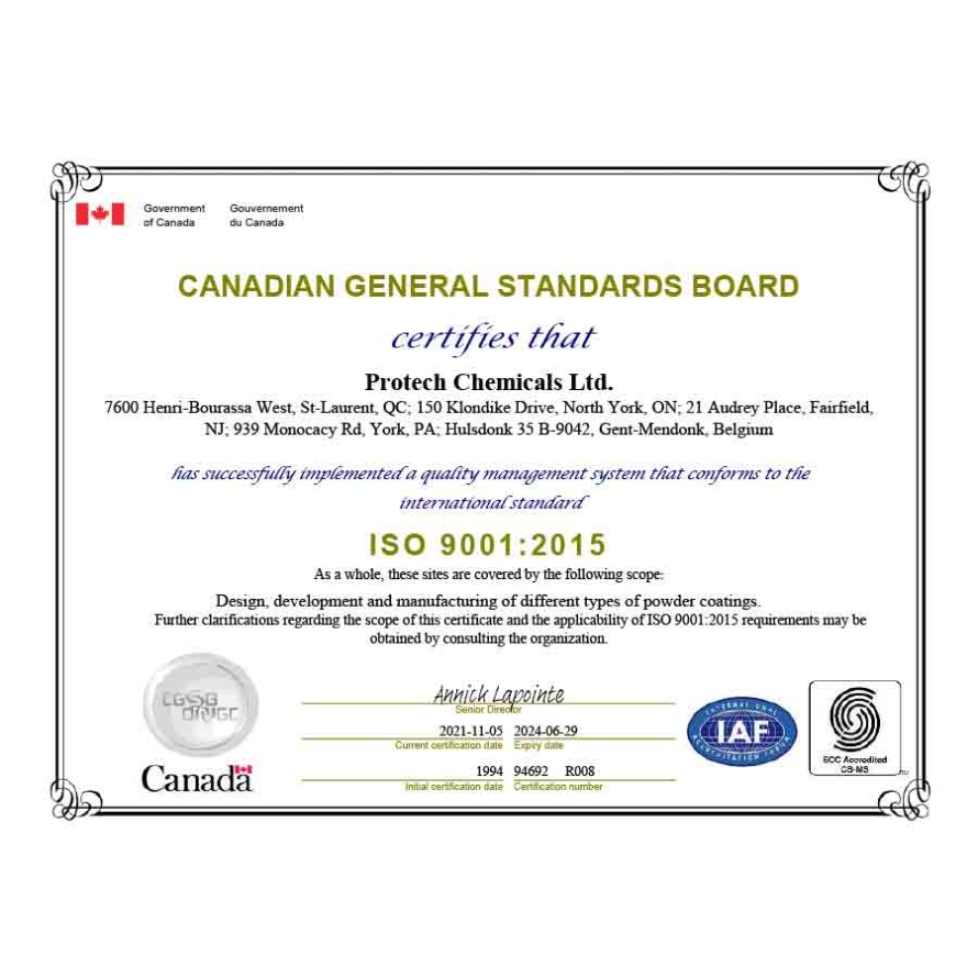 CERTIFICATES - Alwan Gulf Polyester Powder Coating